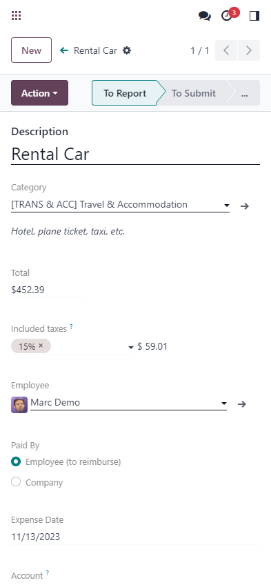 Expense | Linkup Infotech